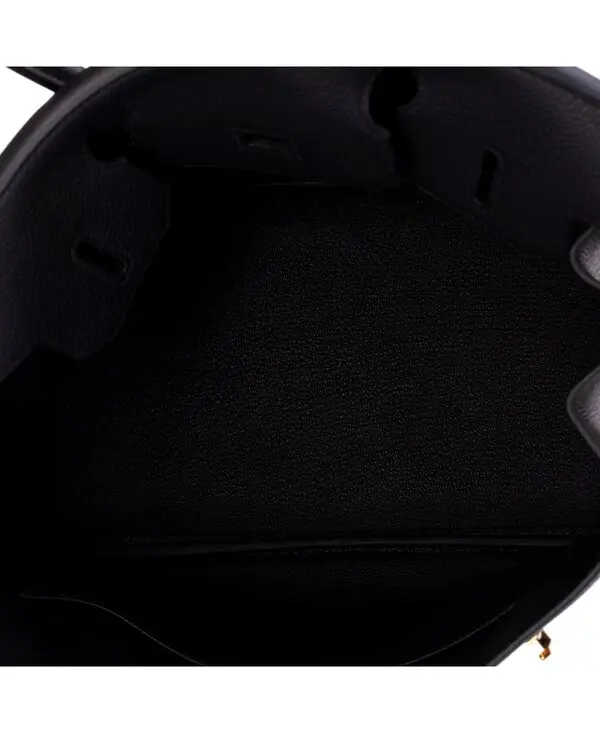 Hermès Birkin 30 Handbag Black Togo With Gold Hardware - Noir