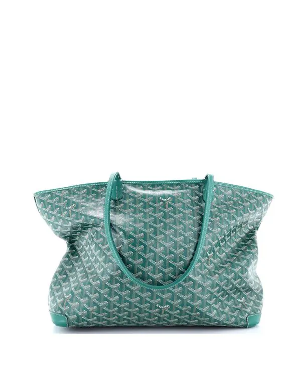 Goyard Mm Artois Tote Coated Canvas - Green