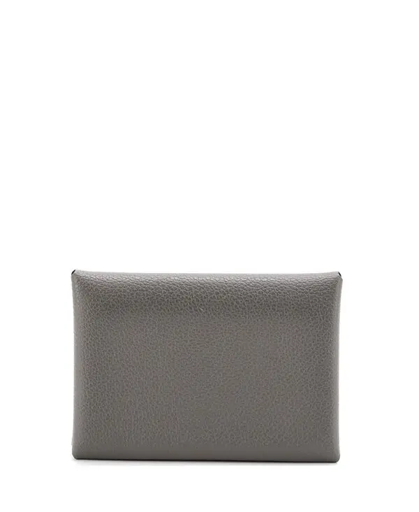 Hermès Calvi Duo Card Holder Evercolor
