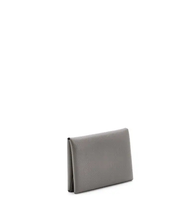 Hermès Calvi Duo Card Holder Evercolor - Gray