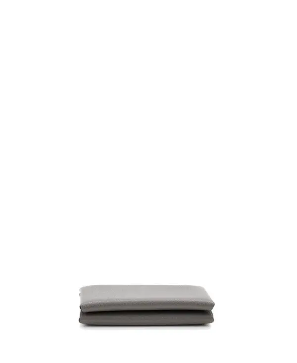 Hermès Calvi Duo Card Holder Evercolor - Gray