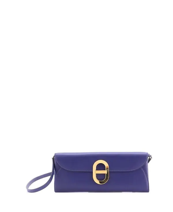Hermès Chaine D'ancre To Go Wallet Tadelakt - Blue