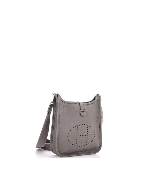 Hermès Tpm Evelyne Bag Gen Iii Clemence - Gray