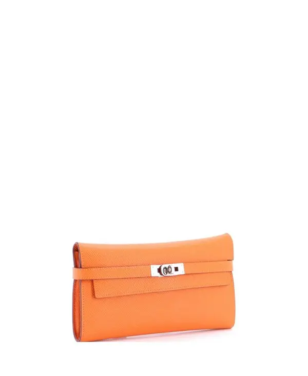 Hermès Long Kelly Wallet Epsom - Orange