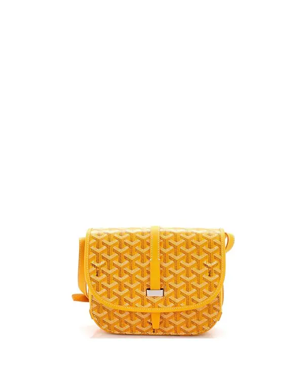 Goyard Pm Belvedere Ii Messenger Bag Coated Canvas - Yellow