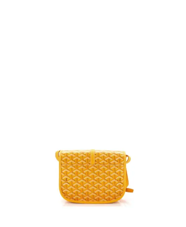 Goyard Pm Belvedere Ii Messenger Bag Coated Canvas - Yellow