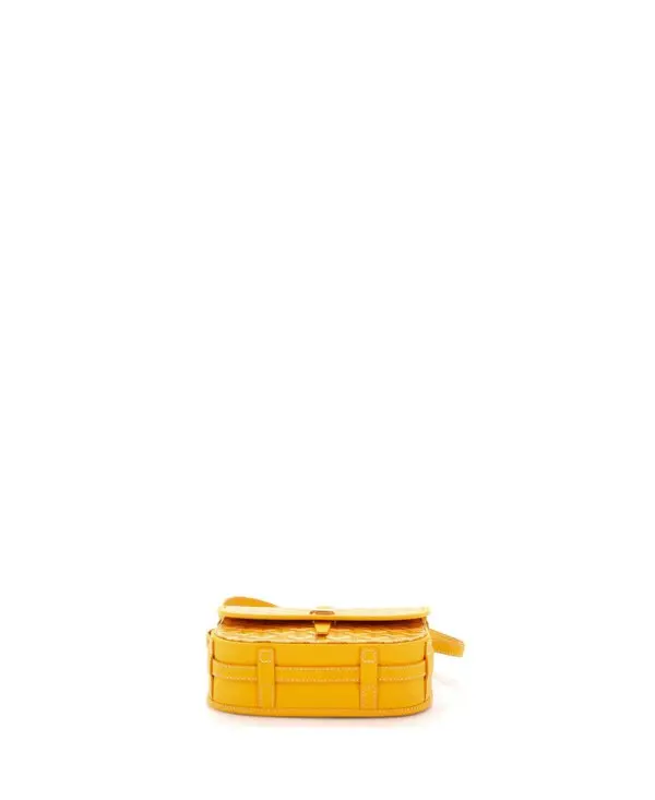 Goyard Pm Belvedere Ii Messenger Bag Coated Canvas - Yellow