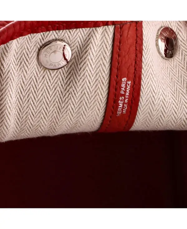 Hermès 30 Garden Party Tote Leather - Red
