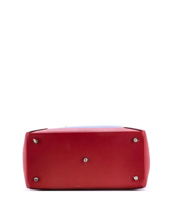Hermès 30 Maxibox Cabas Evercolor With Epsom - Blue