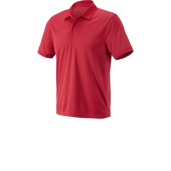 STRAUSS Performance Polo Shirt - Fire Red