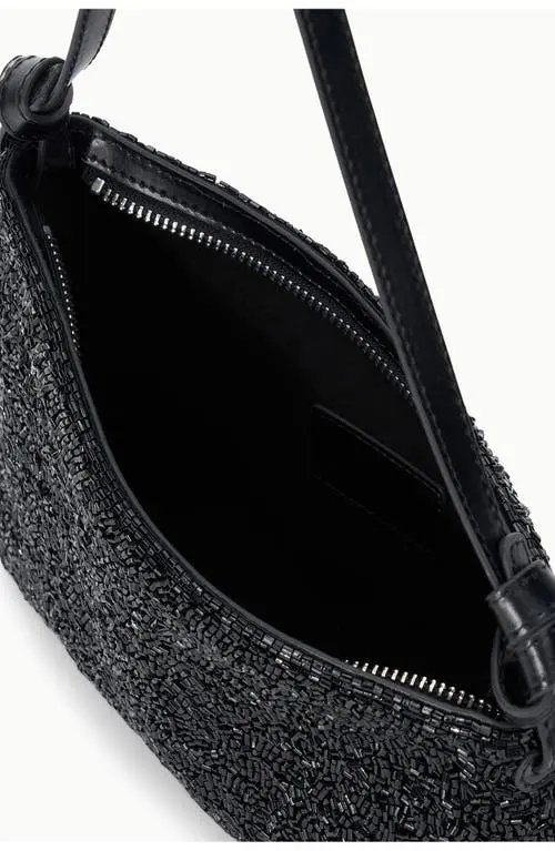 Staud Dani Mini Leather & Bead Shoulder Bag