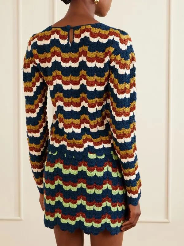 Escvdo Lucero Crocheted Cotton Blouse