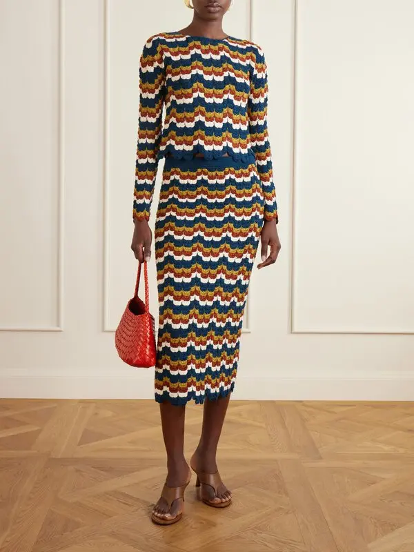 Escvdo Lucero Crocheted Cotton Blouse