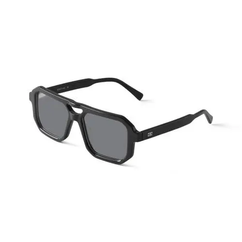 FRENCH KIWIS EYEWEAR Angelo Aviator Sunglasses - Black
