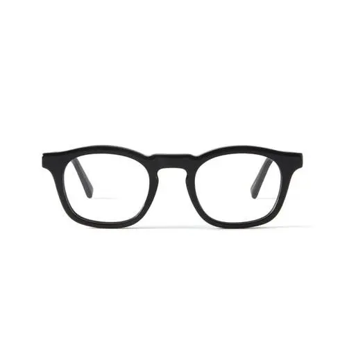FRENCH KIWIS EYEWEAR Thomas Full Rim Square Frame Reading Glasses - Black