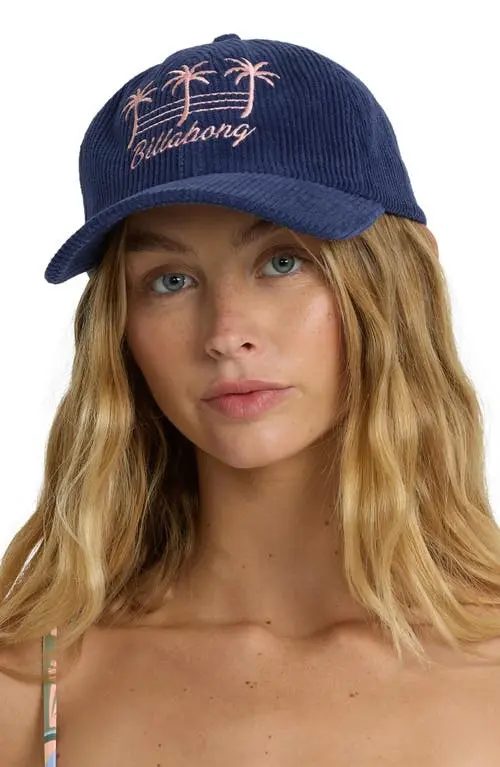 BILLABONG Corduroy Baseball Cap - Classic Navy