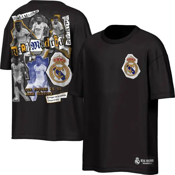 OUTERSTUFF Real Madrid Oversized Ransom T-shirt - Black