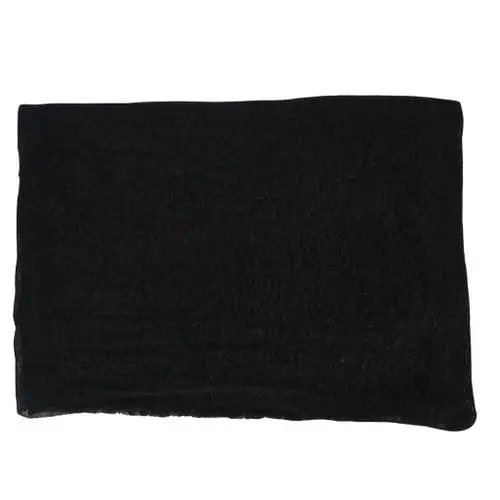 MADISON MAISON X BOTTO GIUSEPPE Small Cashmere Plain Scarf - Black