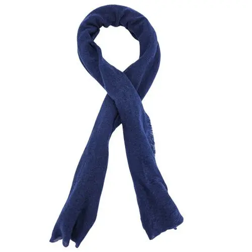 MADISON MAISON X BOTTO GIUSEPPE Small Cashmere Plain Scarf - Blue