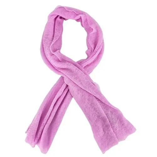 MADISON MAISON X BOTTO GIUSEPPE Small Cashmere Plain Scarf - Lavender
