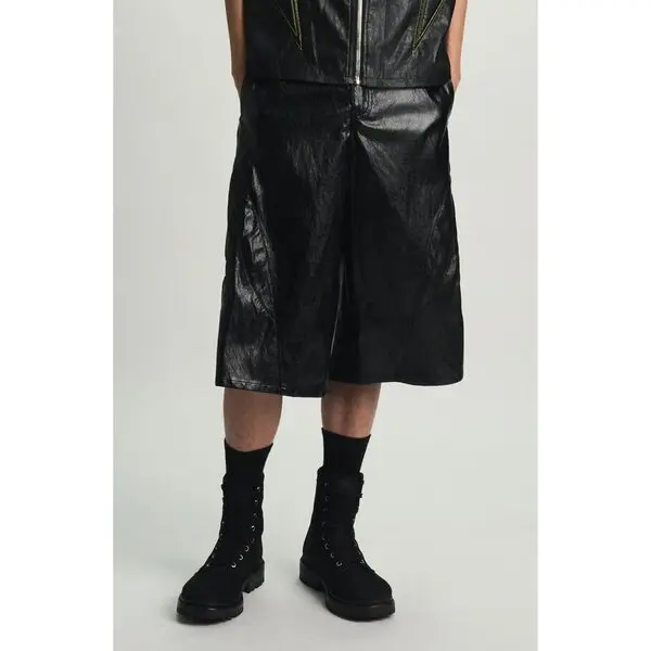 RtA Rami Biker Shorts - Black
