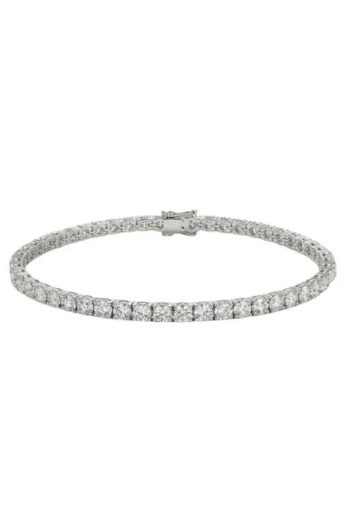 THE M JEWELERS The M Jeweler's Essential Cubic Zirconia Tennis Bracelet - Silver