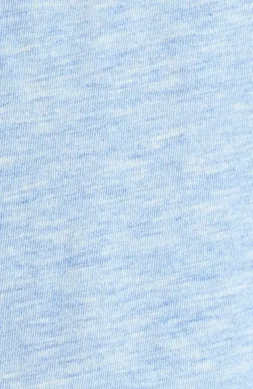 Lunya Organic Pima Cotton Short Pajamas - Cloud Blue Heather