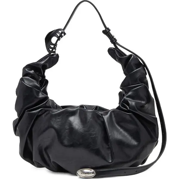 DIESEL® Grab-d Large Faux Leather Hobo Shoulder Bag