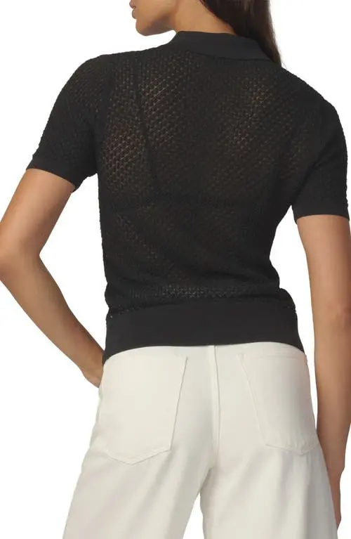 Joe's Jeans The Davey Open Stitch Short Sleeve Cardigan