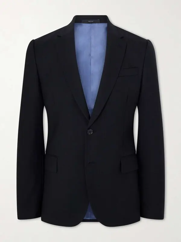 Paul Smith Wool-twill Suit Jacket - Black
