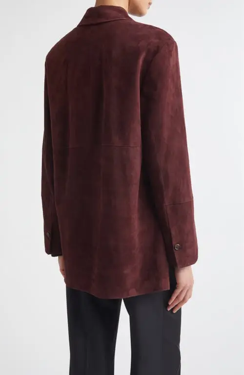 Max Mara Suede Shirt Jacket