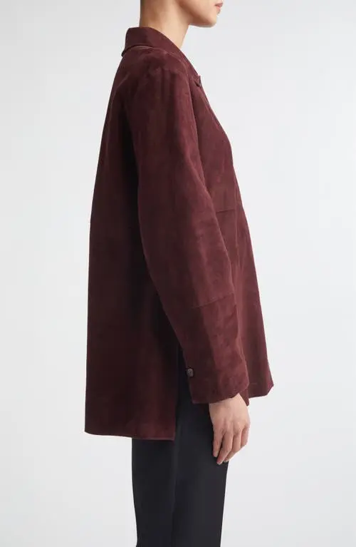 Max Mara Suede Shirt Jacket
