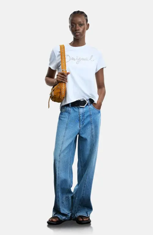 Desigual Stitch Logo T-shirt