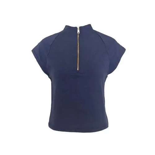 Krimson Klover Victoria Half Zip Cap Sleeve Pullover - Spellbound