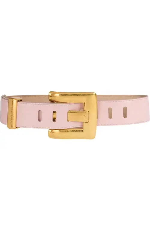 Balmain Anthem Smooth Leather Belt