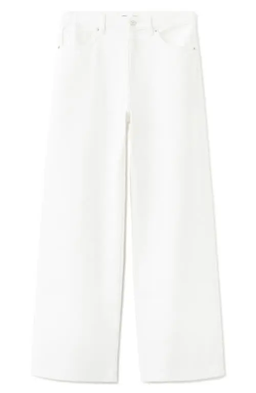 Mango Low Rise Wide Leg Jeans