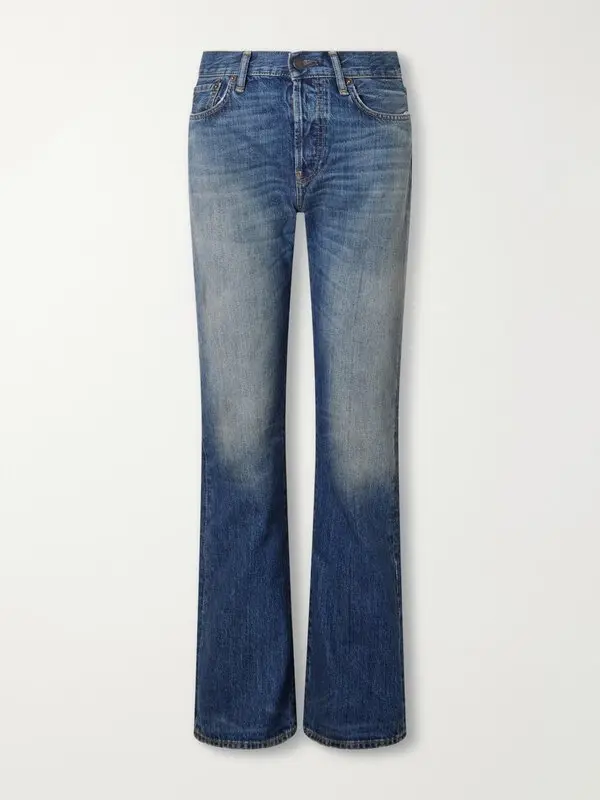 Acne Studios 2009 Mid-rise Straight-leg Jeans - Blue