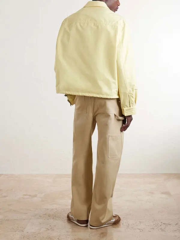 Loewe Logo-embroidered Cotton-blend Jacket