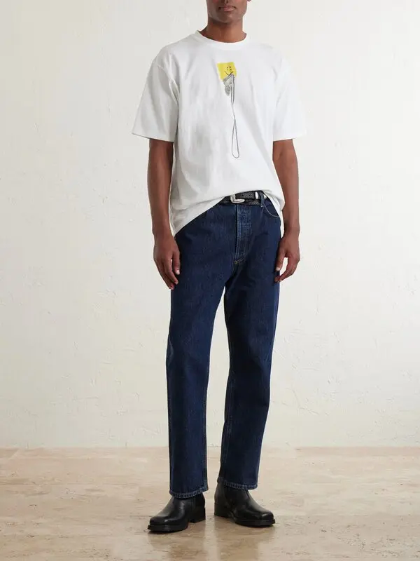 Kapital Peckish Printed Cotton-jersey T-shirt
