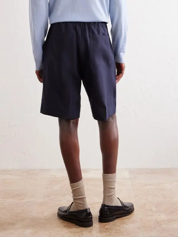Paul Smith Straight-leg Linen Shorts