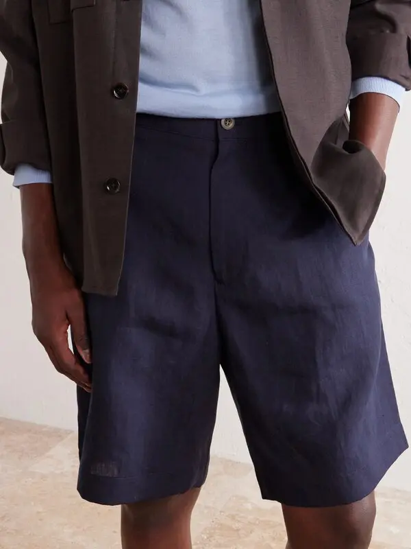 Paul Smith Straight-leg Linen Shorts