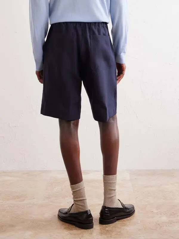 Paul Smith Straight-leg Linen Shorts