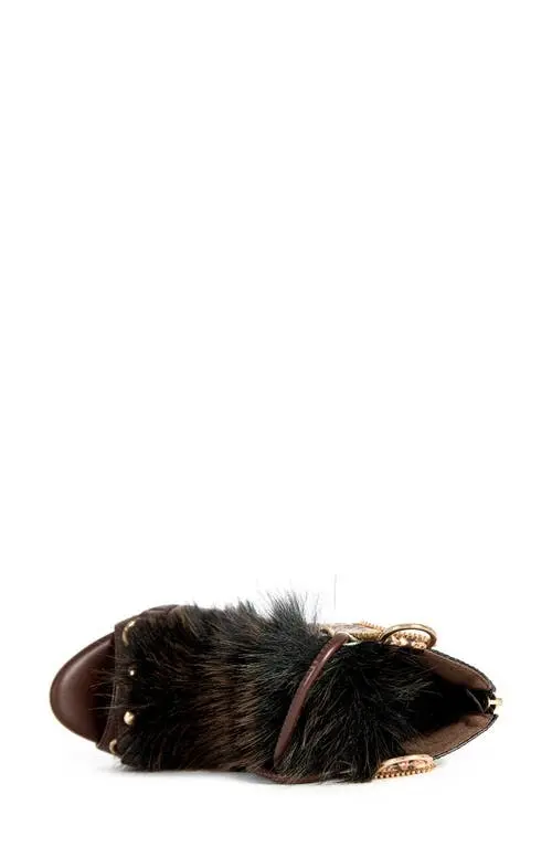 AZALEA WANG Heather Mixed Media Stiletto Sandal