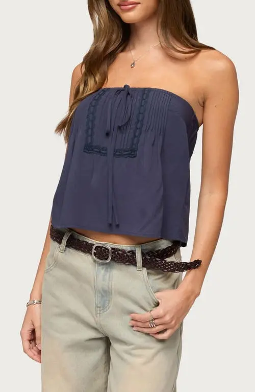 EDIKTED Joycee Strapless Top