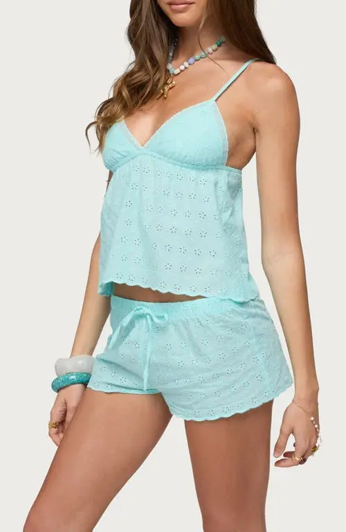 EDIKTED Talula Eyelet Babydoll Camisole