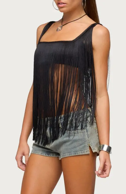 EDIKTED Eranthe Fringe Tank