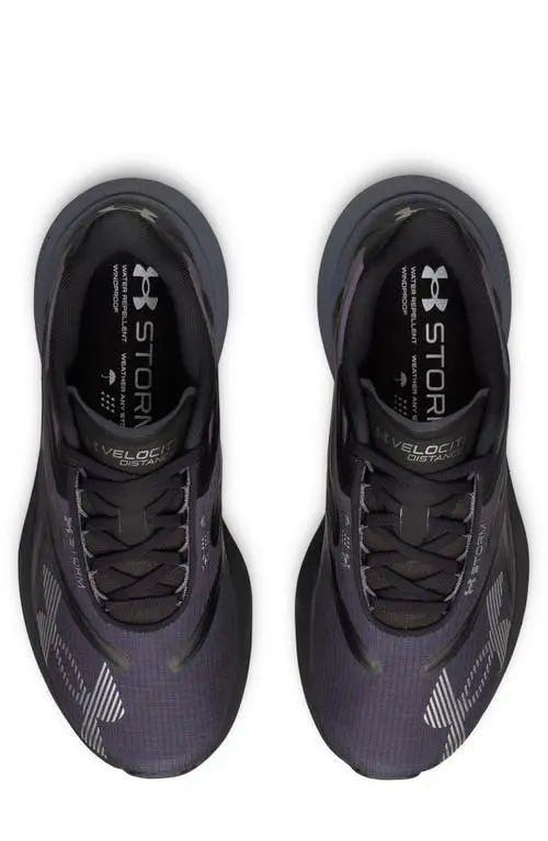 Under Armour Ua Velociti Distance Storm Water-repellent Running Shoe - Black