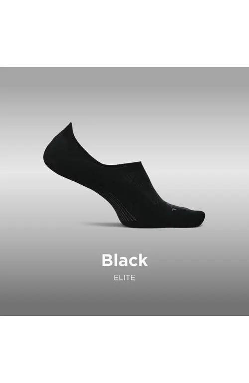 FEETURES Elite Light Cushion Invisible Socks With Targeted Compression And Anti-slip Technology - Graphite