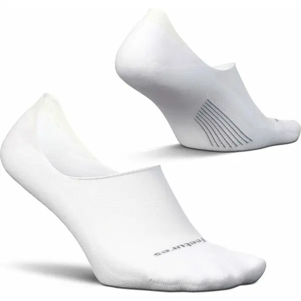 FEETURES Elite Light Cushion Invisible Socks With Targeted Compression And Anti-slip Technology - Pearl