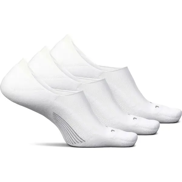 FEETURES Elite Light Cushion Invisible Socks With Targeted Compression And Anti-slip Technology - Snow